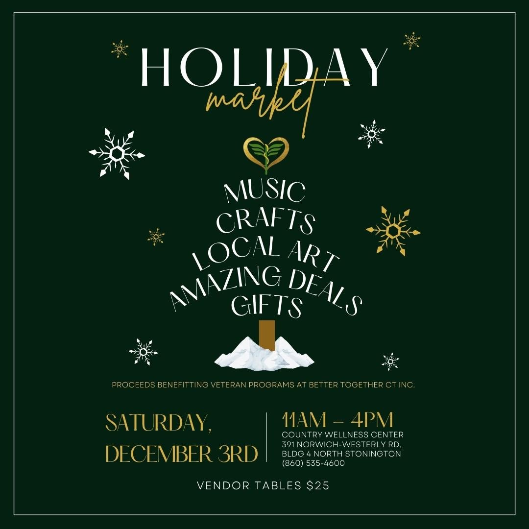 Holiday Market 2022 Vendor Spot | Better Together CT